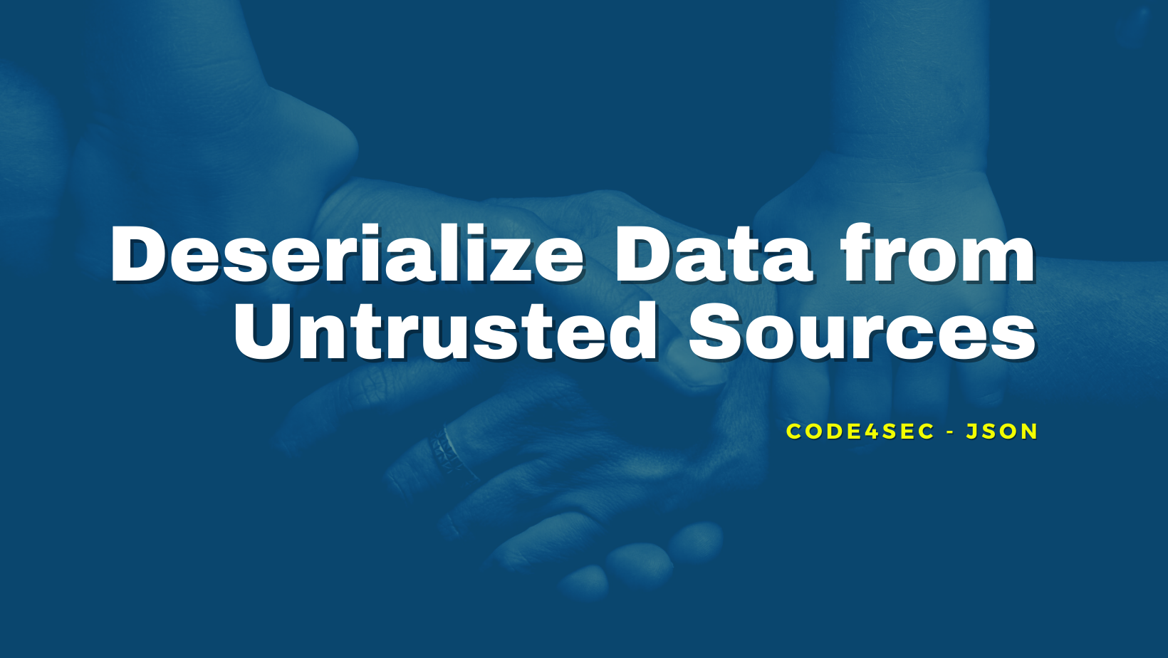 Welcome to 4th episode of my series Code for Security. | Deserialize ...
