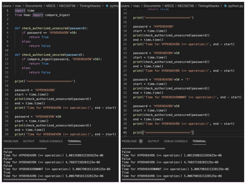 Welcome to 1st episode of my series Code for Security. | TimingAttacks